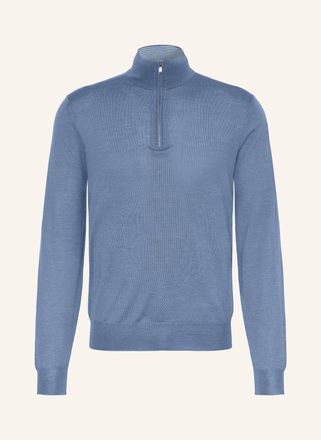 Fioroni Cashmere Fioroni Cashmere-Troyer Mit Seide blau