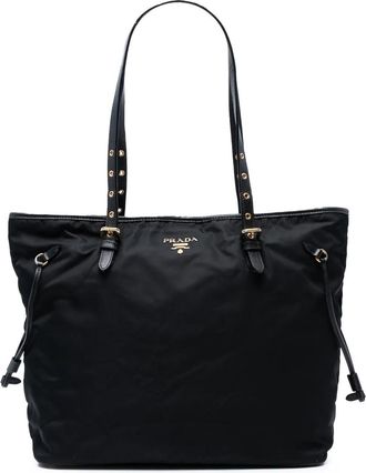 Prada Shopper - Tessuto Tote - Gr. unisize - in Schwarz - für Damen