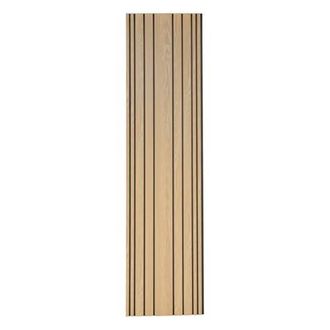 Atmosphera Atmosphera Cr&eacute;ateur dint&eacute;rieur - Panneau D&eacute;coratif Tasseaux Bois Colva - 240x60cm - Beige Fond Noir - R&eacute;duction du Bruit - Entr&eacute;e, Chambre, Salon