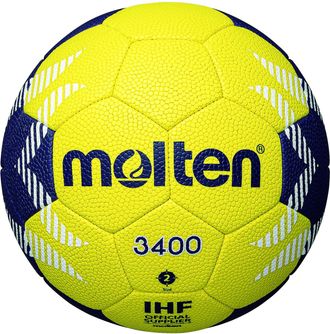 Molten Handball HA3400-YN IHF Top Trainingsball gelb/blau Größe 2