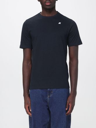 K-Way Slim-Fit-T-Shirt aus Baumwolle mit Kontrastlogo und Rundhalsausschnitt