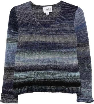 Neera V-Pullover - Blau