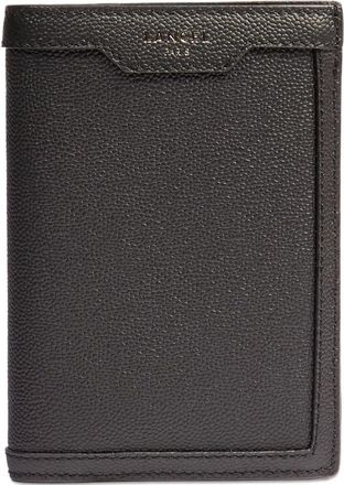 Lancel portefeuille compact en cuir - Noir