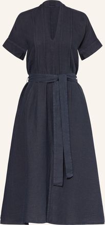120% Lino 120%Lino Strandkleid blau
