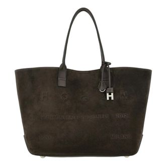 Hogan Femme, Sacs, Brun, Taille: ONE Size Sac shopping moyen Address