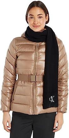 Calvin Klein Jeans Femme &Eacute;charpe Coton Biologique, Noir (Black), Taille Unique