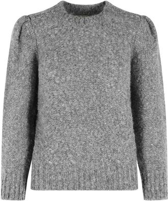 Isabel Marant Pull Col Rond - Gris