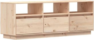 vidaXL TV-Schrank 140x37x50 cm Massivholz Kiefer - Vidaxl