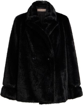 Twin-Set JACKEN & M&Auml;NTEL - Shearling- & Kunstfell auf YOOX.COM