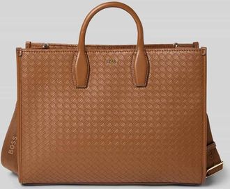 HUGO BOSS Henkeltasche mit Label-Applikation Modell SANDY TOTE SQ