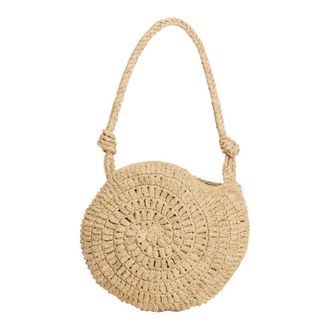 Ibeliv Femme, Sacs, Beige, Taille: ONE Size Isula Raffia Bag