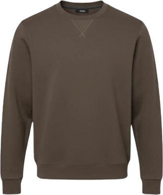 H&egrave;SKIMO Rundhals-Sweatshirt - - Sweatshirts & Hoodies - Herren - Braun - M
