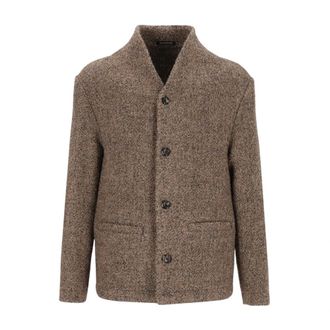 Emporio Armani Veste non structur&eacute;e - Homme - Vestes - Brun - Taille: L