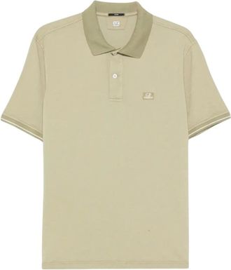 C.P. Company C.p. Company, Homme, Tops, Vert, Taille: S Polo Chemises