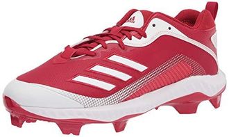 adidas Mens FV9364 Baseball Shoe, Power Red/White/White, 14
