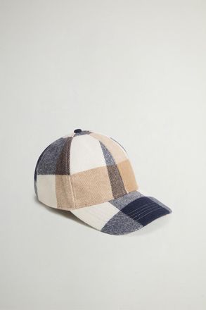 Woolrich Herren Baseballkappe aus recycelter italienischer Wollmischung Multicolor Größe ONE