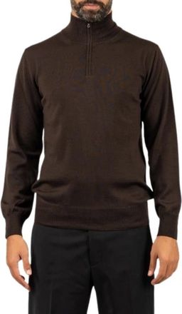 Brooksfield Pull &agrave; col roul&eacute; - Homme - Pulls - Brun - Taille: 2XL
