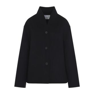 STUDIO NICHOLSON Veste en Laine Rhine - Femme - Vestes - Bleu - Taille: 34 FR
