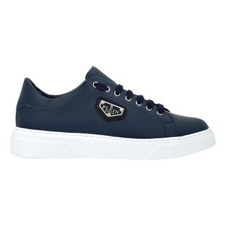 Philipp Plein unisex, Chaussures, Bleu, Taille: 40 EU Baskets Basses Embl&eacute;matiques
