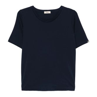 Herno Femme, Tops, Bleu, Taille: 44 FR T-shirt girocollo