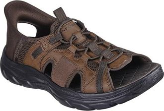 Skechers Homme REVOLTED SS Merrick Sandale de Sport, Almond, 48.5 EU