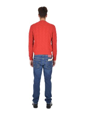 Jacob Cohen Mens Cashmere Sweater Red
