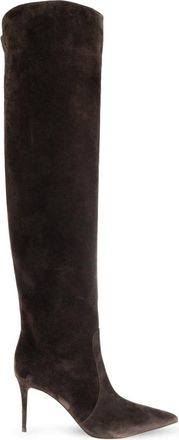 Gianvito Rossi Femme, Chaussures, Brun, Taille: 40 EU Bottes Hautes Hansen