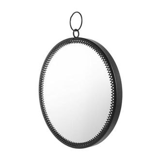 Cabilock Miroir Suspendu Rond 7 Pouces Miroir De Maquillage Mural D&eacute;coratif pour Chambre Salle De Bain