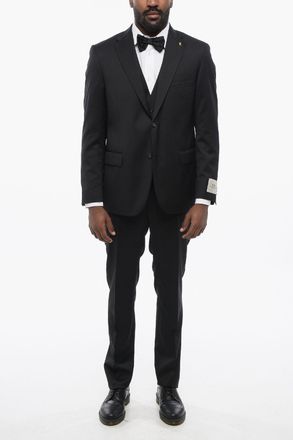 Corneliani CC COLLECTION 3-Piece RIGHT Virgin Wool Suit Corneliani