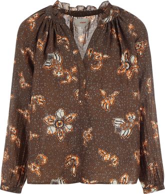 Xirena Blouse Blair Imprim&eacute; Marigold