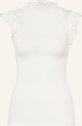 Rosemunde Top Bernadine Mit Volants weiss