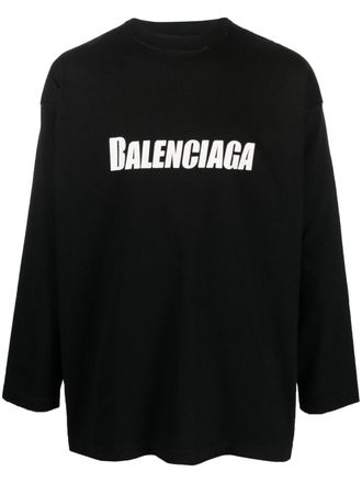 Balenciaga t-shirt &agrave; logo imprim&eacute; - Noir