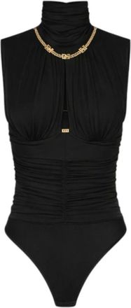 Elisabetta Franchi Femme, Tops, Noir, Taille: 36 FR Body