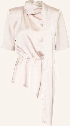 Gestuz Blusenshirt Bxgteresa Aus Satin Mit 3/4-Arm weiss