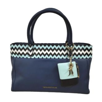 Trussardi Eco-Leder Tote Tasche f&uuml;r Frauen - - Bags - Damen - Blau - ONE SIZE