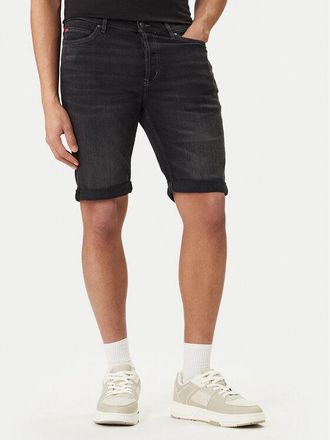 HUGO BOSS Jeansshorts 50561639 Grau Tapered Fit