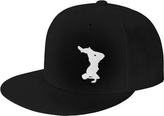 Generic Breakdance Hip-Hop Homme Femme Snapback Chapeau Anti-UV Chapeaux Pare-Soleil Snapback Casquette Hip Hop pour Adulte Sport P&ecirc;che