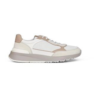 Brunello Cucinelli Runner aus Nubuk und Wildleder - - Shoes - Herren - Wei&szlig; - 43 EU