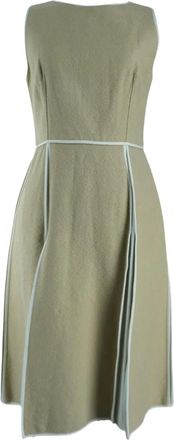 Fendi Midikleid mit Falten - Nude