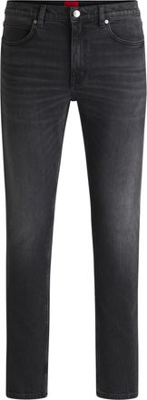 HUGO BOSS Herren 734 Extra Slim-Fit Jeans aus grauem Stretch-Denim Grau 36/34