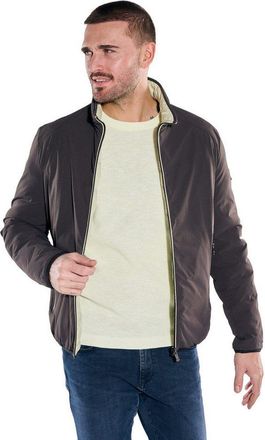 Emilio Adani Kurzjacke Herren Wende-Steppjacke, Schwarzbraun