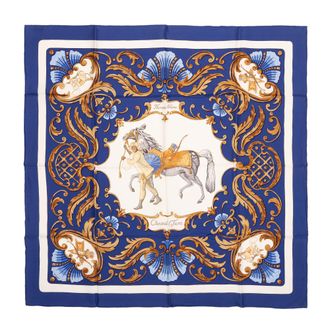 Herm&egrave;s T&uuml;cher & Schals - Scarf - Gr. unisize - in Blau - f&uuml;r Damen