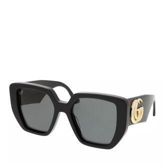 Gucci Sonnenbrille - GG oversized square acetate sunglasses - Gr. unisize - in Schwarz - f&uuml;r Damen