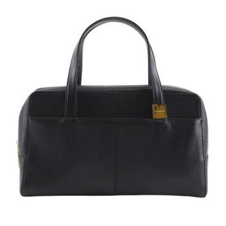 Burberry Pre-owned Cuir sacs-main - Femme - Pre-owned - Noir - Taille: ONE Size