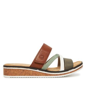 Rieker Pantoletten Rieker V3652-91 Braun