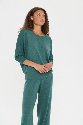 Saint Tropez Rundhalspullover A2561, MilaSZ R-Neck Feinstrick mit Viskose, Casual Fit