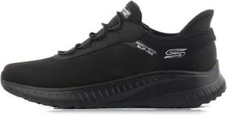 Skechers Hands-Free Slip-ins Bobs Squad Chaos Tough Walk, Basket pour des Hommes, Black Mesh/Trim