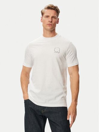 Karl Lagerfeld T-Shirt 755026 563224 Wei&szlig; Regular Fit