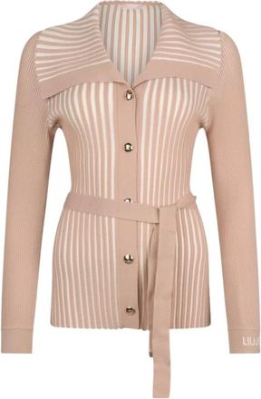 Liu Jo Femme, Pulls, Multicolore, Taille: 36 FR Belted Cardigan