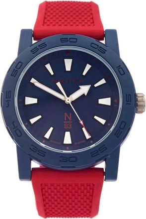 Nautica Homme, Accessoires, Rouge, Taille: ONE Size Montre